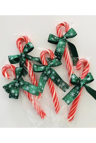 Hediyedebiz Yılbaşı Baston Şeker 15 Adet