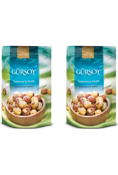 Gürsoy Tuzlanmış İç Fındık 150 gr 2'li