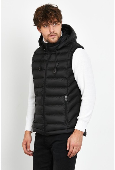 Danger Erkek Spor Şişme Yelek Siyah Danger Erkek Spor Şişme Yelek Siyah