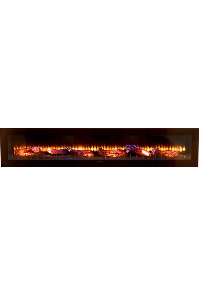 Korflame Yak -200CM Elektrikli Şömine (Isıtmasız) Korflame Yak -200CM Elektrikli Şömine (Isıtmasız)