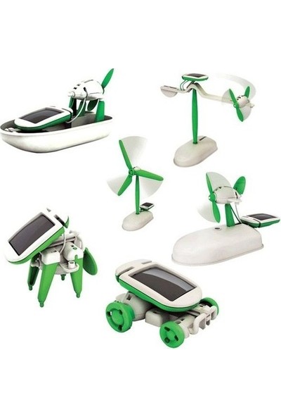 Ozcmax Güneş Enerjili Robot Oluşturma Seti Solar Kit (6 In 1)- Ozcmax Güneş Enerjili Robot Oluşturma Seti Solar Kit (6 In 1)-