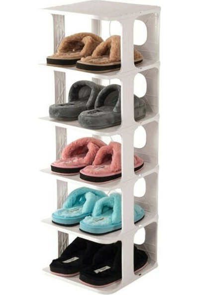 Mim Life Lüks Beyaz Ayakkabılık Düzenleyici Organizer