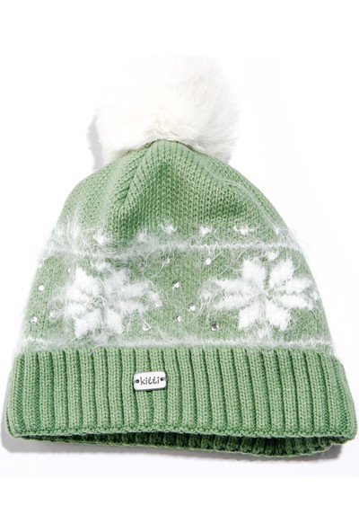 Kitti Kız Bebek Triko Bere