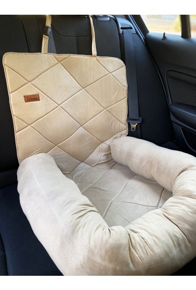 Latte Köpek Araba Yatağı 90 x 55 cm
