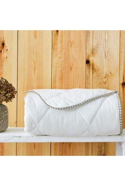 Karaca Home Ekosoft Tek Kişilik Yıkanabilir Yorgan Bej Biyeli 155 x 215 cm