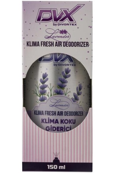 Divortex Fresh Temizleyici Klima Bombası Lavanta 150 ml Divortex Fresh Temizleyici Klima Bombası Lavanta 150 ml