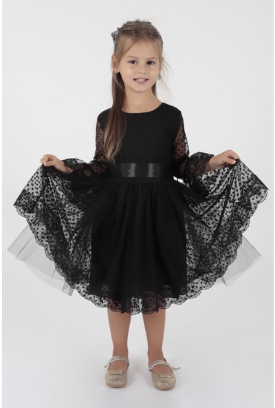 Ahenk Kids AK214243 Kız Çocuk Tül Elbise