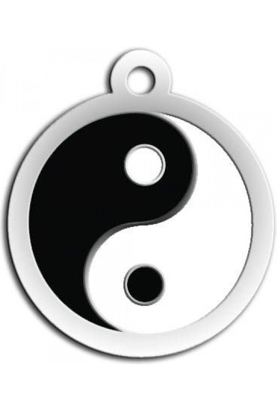 Evimdeyokyok Mineli Ying Yang Desenli Künye