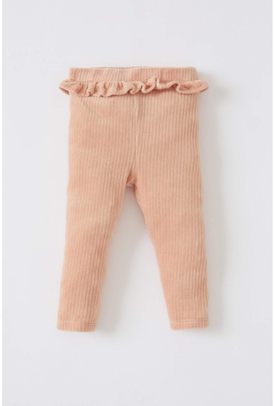 DeFacto Kız Bebek Fitilli Uzun Tayt W2082A221WN
