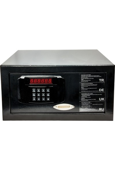 Life Tech Otel Tipi Para Kasası Siyah