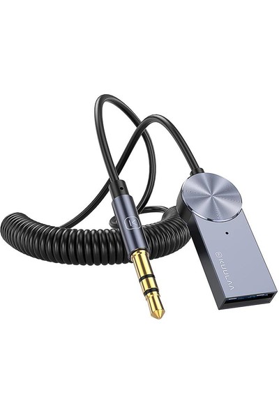 Kuulaa Bluetooth 5.0 USB To Aux Müzik Alıcısı 3.5 mm Adaptör Kiti Kuulaa Bluetooth 5.0 USB To Aux Müzik Alıcısı 3.5 mm Adaptör Kiti