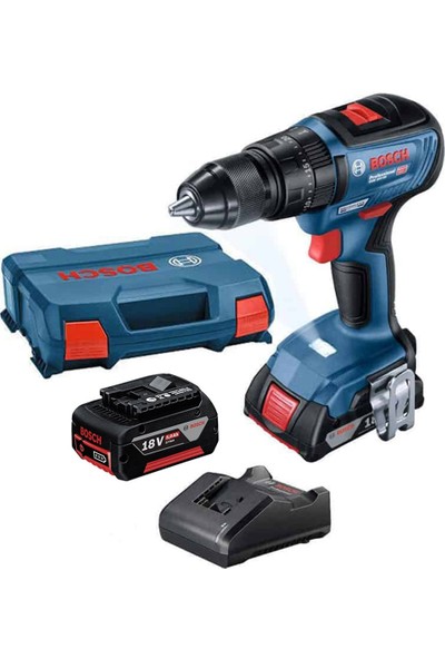 Bosch Professional GSB 18V-50 18V Darbeli 2.0 + 5.0 Ah Li-ion Çift Akülü Delme Vidalama - 06019h5103 Bosch Professional GSB 18V-50 18V Darbeli 2.0 + 5.0 Ah Li-ion Çift Akülü Delme Vidalama - 06019h5103