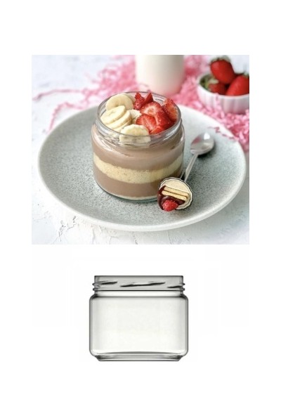 Milea 6'lı Magnolya Bardağı Magnolia Puding Renkli Kapaklı Tatlı Cup Kase Seti 330 cc