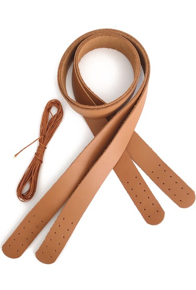 Alfa Tasarım Atölyesi Deri Dikilebilir Çanta Sapı (Çift/75 Cm) - Camel Rengi Alfa Tasarım Atölyesi Deri Dikilebilir Çanta Sapı (Çift/75 Cm) - Camel Rengi