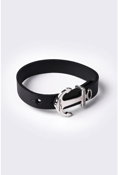 Dericompany (Gerçek) Deri Bileklik Siyah 117539 Siyah-Std