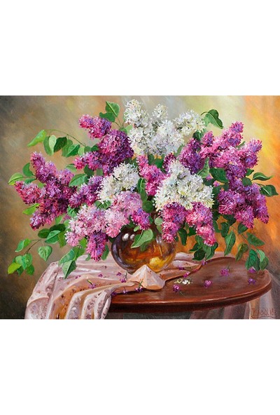 Hobigun Elmas Mozaik Tablo Diamond Painting Kit Puzzle - 50X40 cm Vazoda Çiçekler Hobigun Elmas Mozaik Tablo Diamond Painting Kit Puzzle - 50X40 cm Vazoda Çiçekler