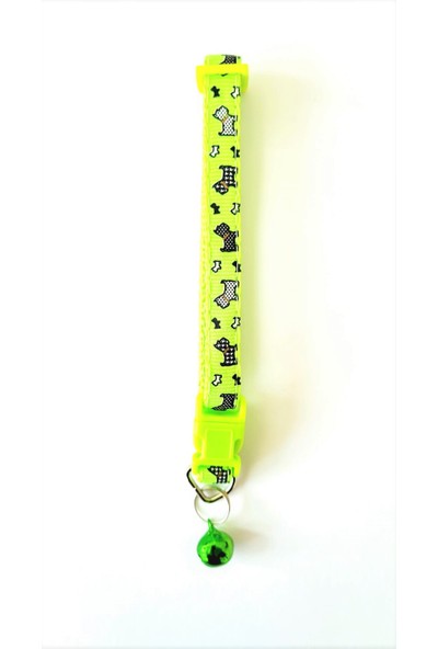 Burdabuldu Yavru Kedi Köpek Tasması Yeşil 19 - 32 cm