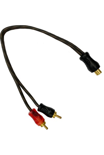 Ben Audio Xb-Y 2 Rca Erkek 1 Rca Dişi Y Kablo / Pakette 10 Adet Bulunur