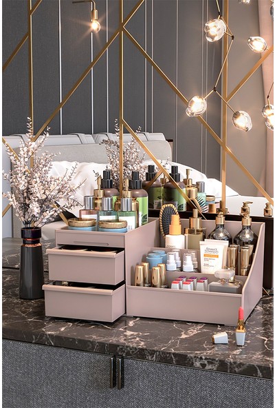 Apexel Pufwin Elegance Makyaj ve Kozmetik Düzenleme Kutusu Organizer Apexel Pufwin Elegance Makyaj ve Kozmetik Düzenleme Kutusu Organizer