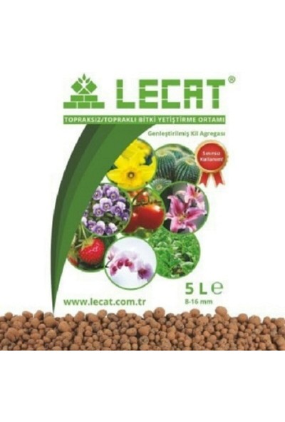 Sooa Kil Bilyesi 5 Lt 8-16 mm Lecat Kil Bilyesi Orkide Bilyesi Hidroton Hidrokültür Toprağı Sooa Kil Bilyesi 5 Lt 8-16 mm Lecat Kil Bilyesi Orkide Bilyesi Hidroton Hidrokültür Toprağı