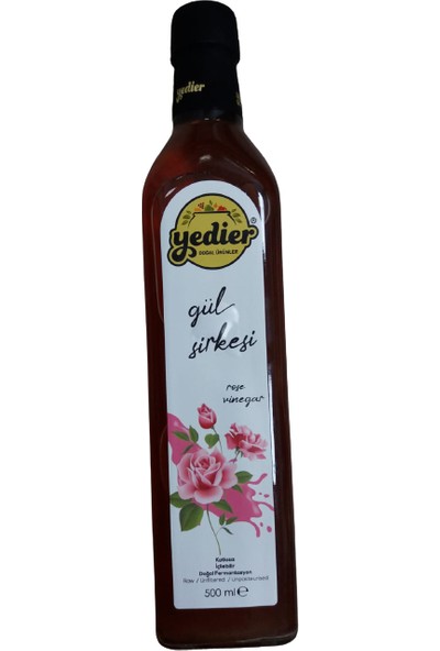 Yedier Gül Sirkesi Doğal Fermantasyon