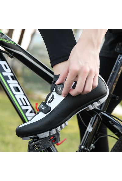 Sitong Beyaz Bisiklet Ayakkabı Dönen Toka (Yurt Dışından)