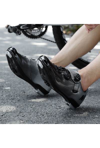 Sitong Gri Bisiklet Ayakkabıları 2 Dönen Toka (Yurt Dışından)