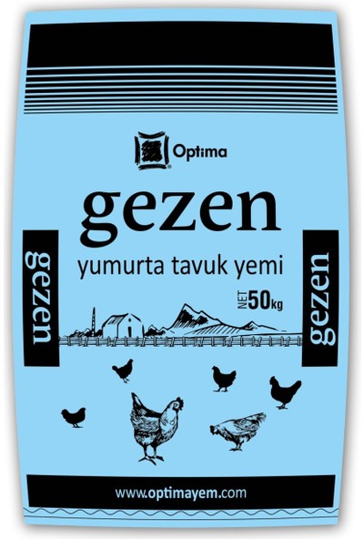 Optima Gıdak Gezen Yumurta Tavuk Yemi 50 kg