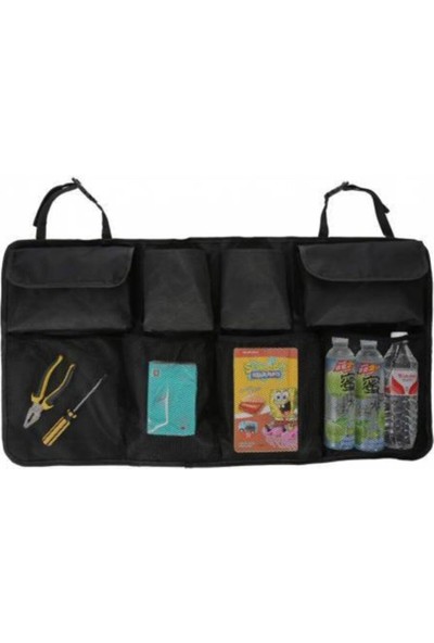 Ankaflex Araç Bagaj Düzenleme Organizer Araç Içi Oto Bagaj Eşya Düzenleme Çantası Araba Organizeri (8 Cepli)