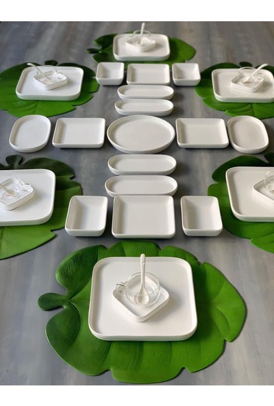 Bambum Atabeyhome Kira 39 Parça Seramik Kahvaltı Seti