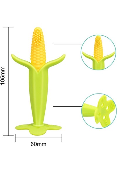 Babyst Mısır Bebek Diş Kaşıyıcı Diş Fırçası