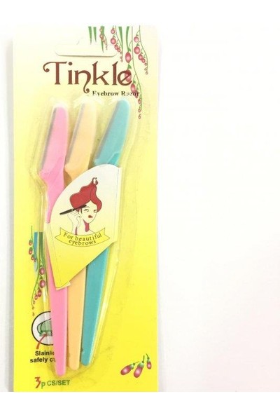 Tuğra Ticaret Tinkle Kaş Usturası 3 Lü