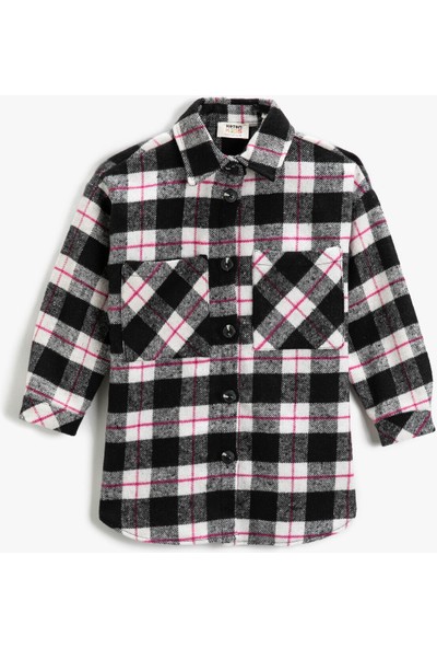 Koton Ekose Oduncu Gömlek Çift Cepli Koton Ekose Oduncu Gömlek Çift Cepli