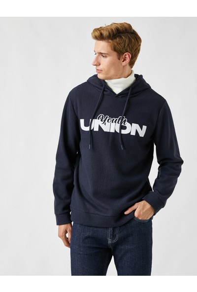 Koton Baskılı Oversize Kapşonlu Sweatshirt