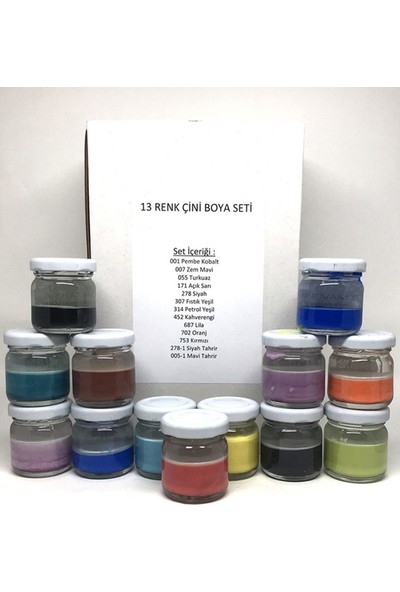 Seramik Çini Boya Seti
