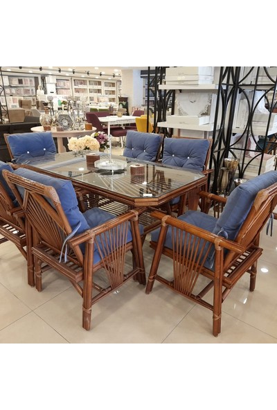 Rose Garden Bambu 6 Kişilik Yemek Takımı Rose Garden Bambu 6 Kişilik Yemek Takımı