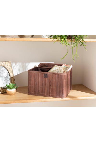 English Home Fancy Bambu Saklama Kutusu (28 x 20 x 18 Cm) English Home Fancy Bambu Saklama Kutusu (28 x 20 x 18 Cm)