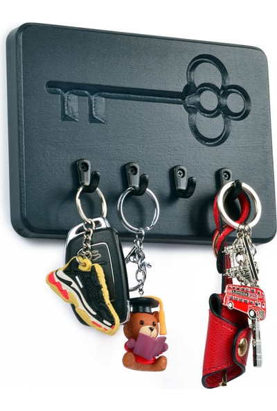 Woodcraft Mini Anahtar Askısı, Askılık, Anahtarlık