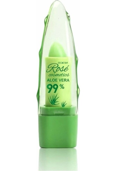 Rose Aloe Vera %99 Dudak Bakım Nemlendirici Sihirli Ruj