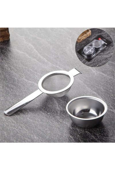 Tohana Paslanmaz Çay Süzgeç Altlıklı THN75217