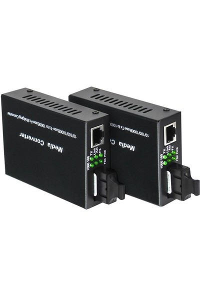 E-Center 10/100/1000 Mbps Fiber Optik Media Converter Sm (Sfp Gerektirmez) E-Center 10/100/1000 Mbps Fiber Optik Media Converter Sm (Sfp Gerektirmez)