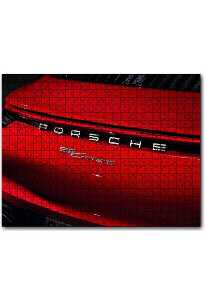 Cakapuzzle Porsche 911 Carrera Arka Yakın Plan 120 Parça Puzzle Yapboz Mdf (Ahşap)