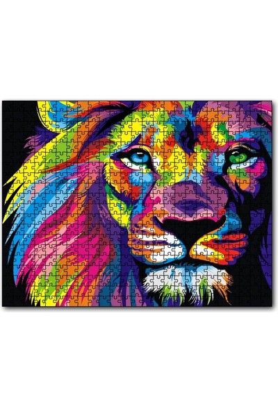 Cakapuzzle Rengarenk Erkek Aslan Artwork 1000 Parça Puzzle Yapboz Mdf(Ahşap) Cakapuzzle Rengarenk Erkek Aslan Artwork 1000 Parça Puzzle Yapboz Mdf(Ahşap)