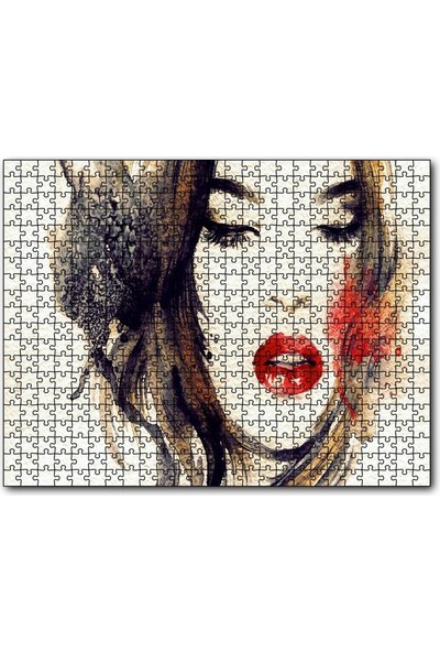 Cakapuzzle Kadın Illüstrasyon Boyama Sanatı 255 Parça Puzzle Yapboz Mdf (Ahşap) Cakapuzzle Kadın Illüstrasyon Boyama Sanatı 255 Parça Puzzle Yapboz Mdf (Ahşap)