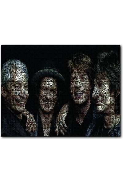 Cakapuzzle Şarkı Sözlerinden Mozaik Portre 500 Parça Puzzle Yapboz Mdf (Ahşap)