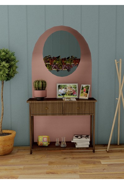 Ünüvar Konsept Emre Lüx Retro Dresuar - Ceviz K1