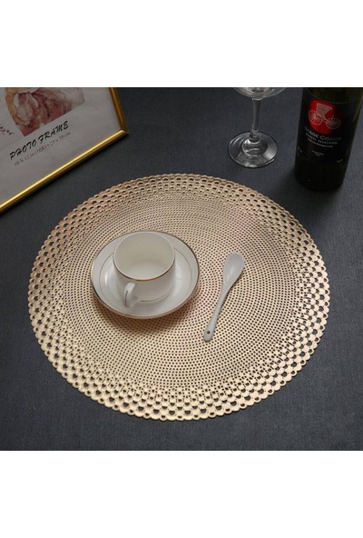 Lisan 6'lı Kenar Desenli Gold Amerikan Servisi