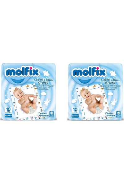 Molfix Bebek Bakım Örtüsü 60X60 cm 20 Adet