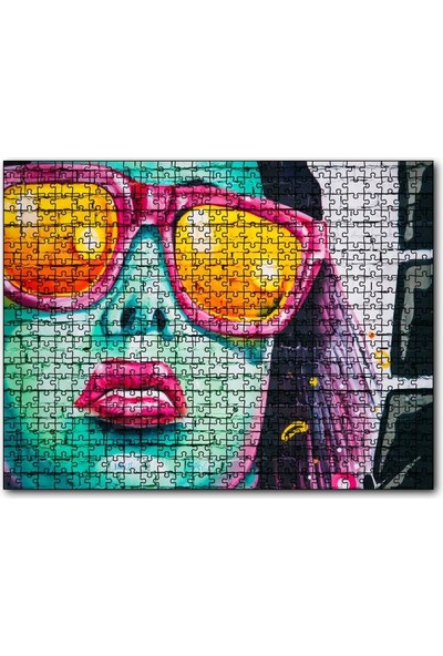 Cakapuzzle Gözlüklü Kadın Duvar Boyama 500 Parça Puzzle Yapboz Mdf (Ahşap) Cakapuzzle Gözlüklü Kadın Duvar Boyama 500 Parça Puzzle Yapboz Mdf (Ahşap)