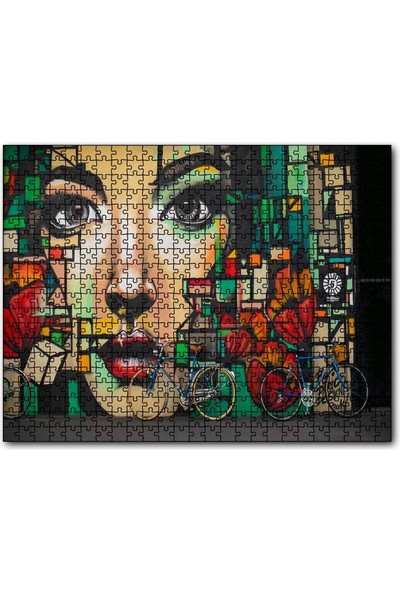Cakapuzzle Duvar Boyama Kadın Yüzü ve Bisikletler 120 Parça Puzzle Yapboz Mdf (Ahşap) Cakapuzzle Duvar Boyama Kadın Yüzü ve Bisikletler 120 Parça Puzzle Yapboz Mdf (Ahşap)